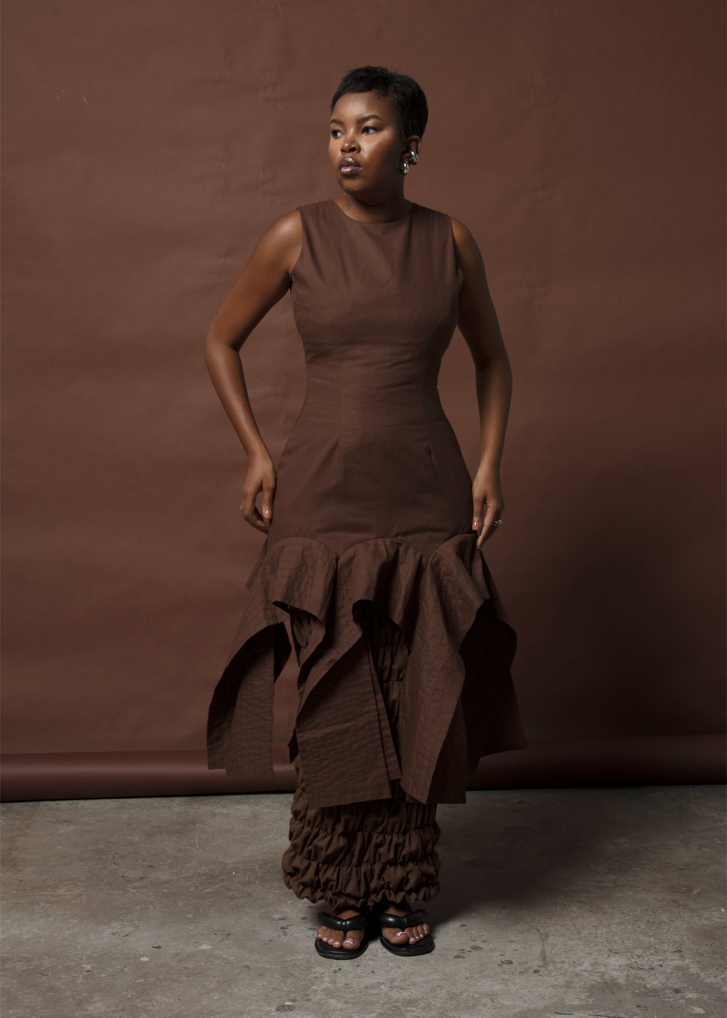 Mpungo dress BRWN– Neimil
